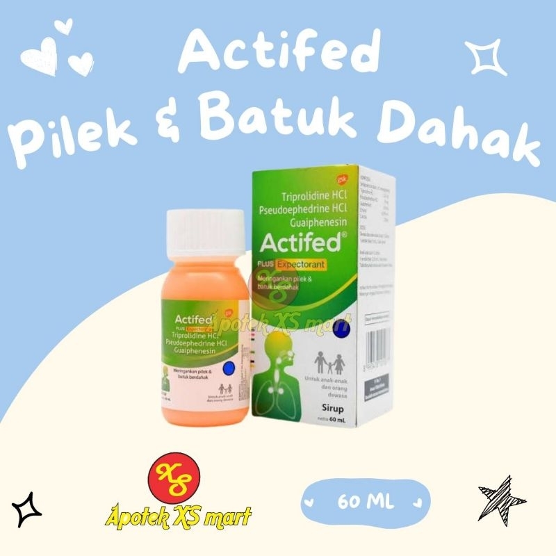Jual ACTIFED - MEMBANTU MEREDAKAN FLU DAN BATUK | Shopee Indonesia