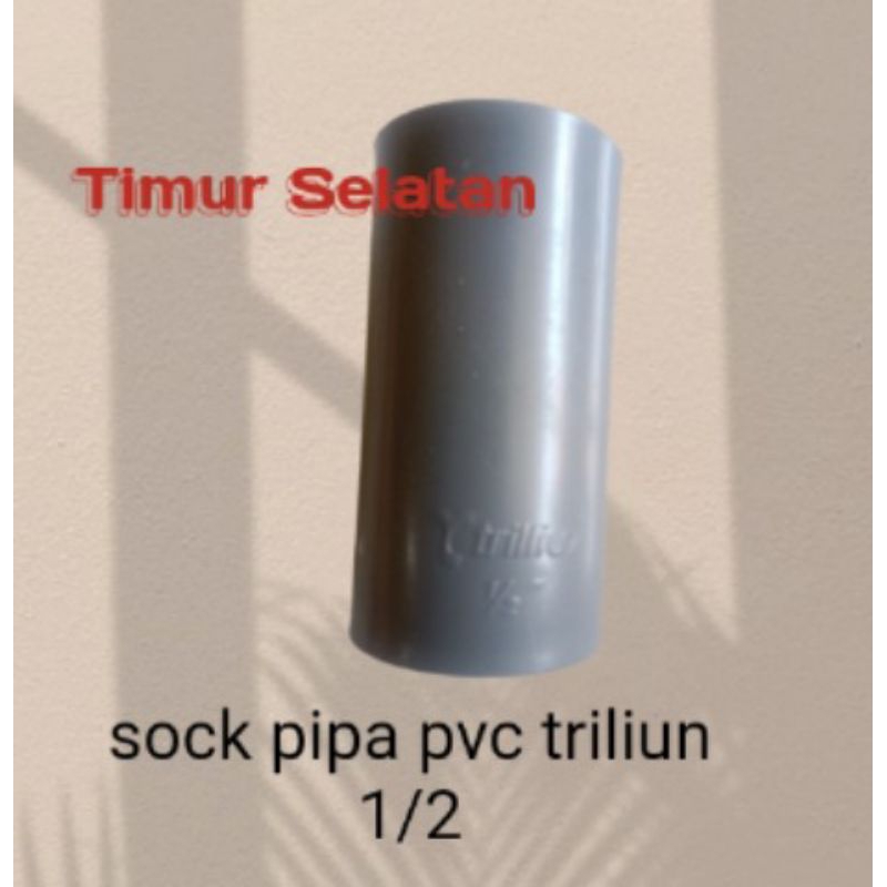 Jual Sock sok pipa pvc triliun 1/2 sambungan pipa | Shopee Indonesia