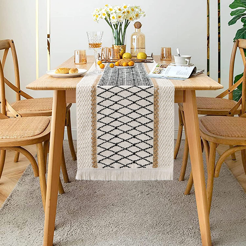 Jual Table Runner Nordic / Taplak Meja Makan Tamu Simple Premium ...