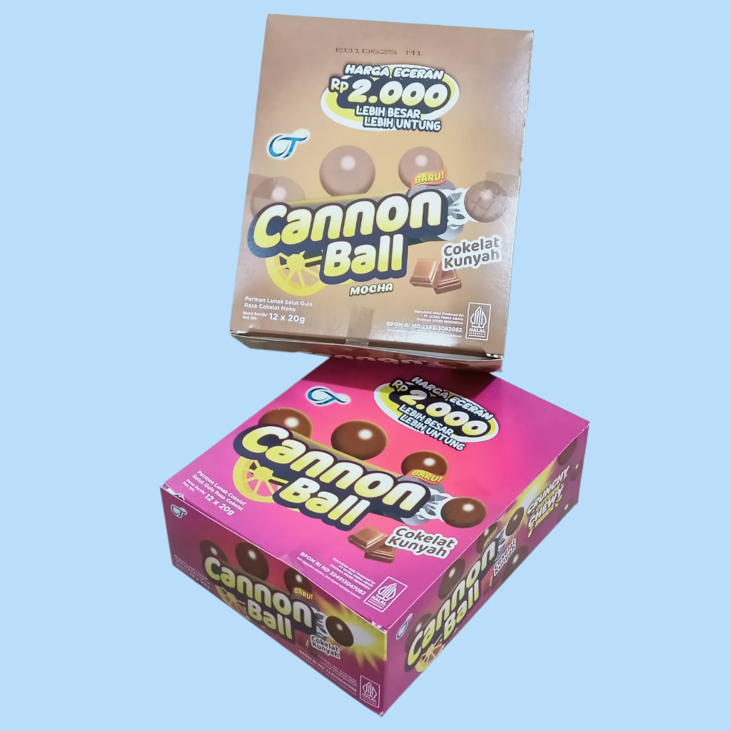 Jual Canon Ball Jumbo Permen All Varian [12 pcs/box] | Shopee Indonesia