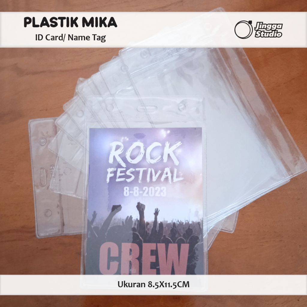 Jual Plastik Mika Name Tag 8.5x11.5CM | Shopee Indonesia