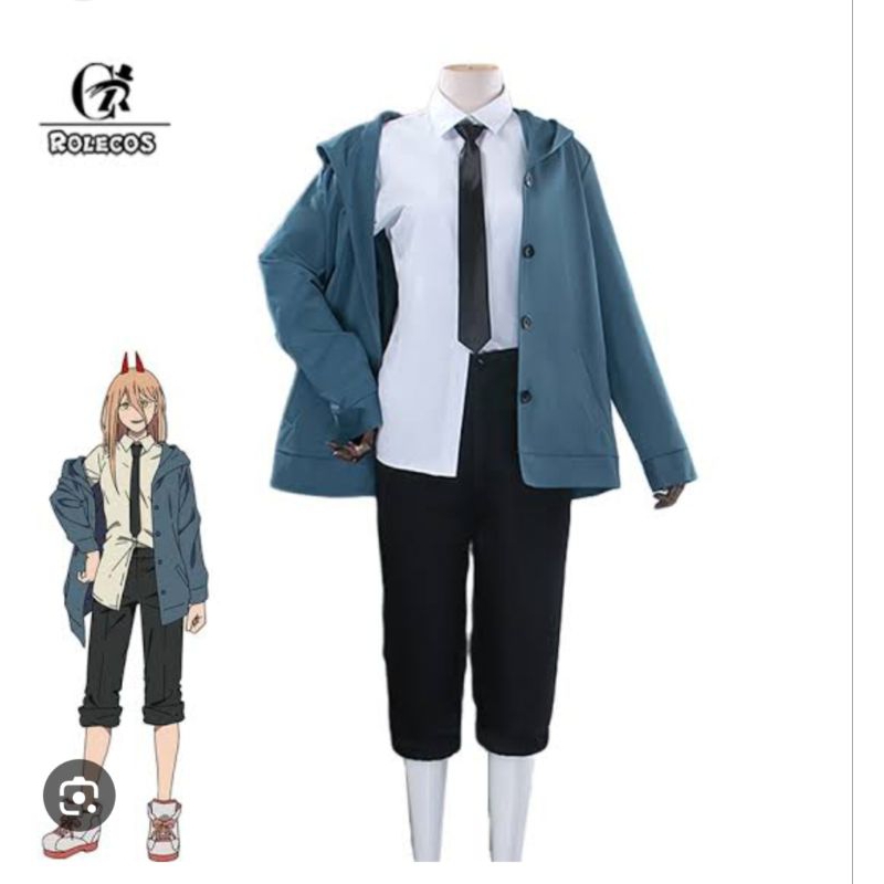 Jual JAKET HOODIE SWEATER ANIME CHAINSAW MAN POWER BLUE | Shopee Indonesia