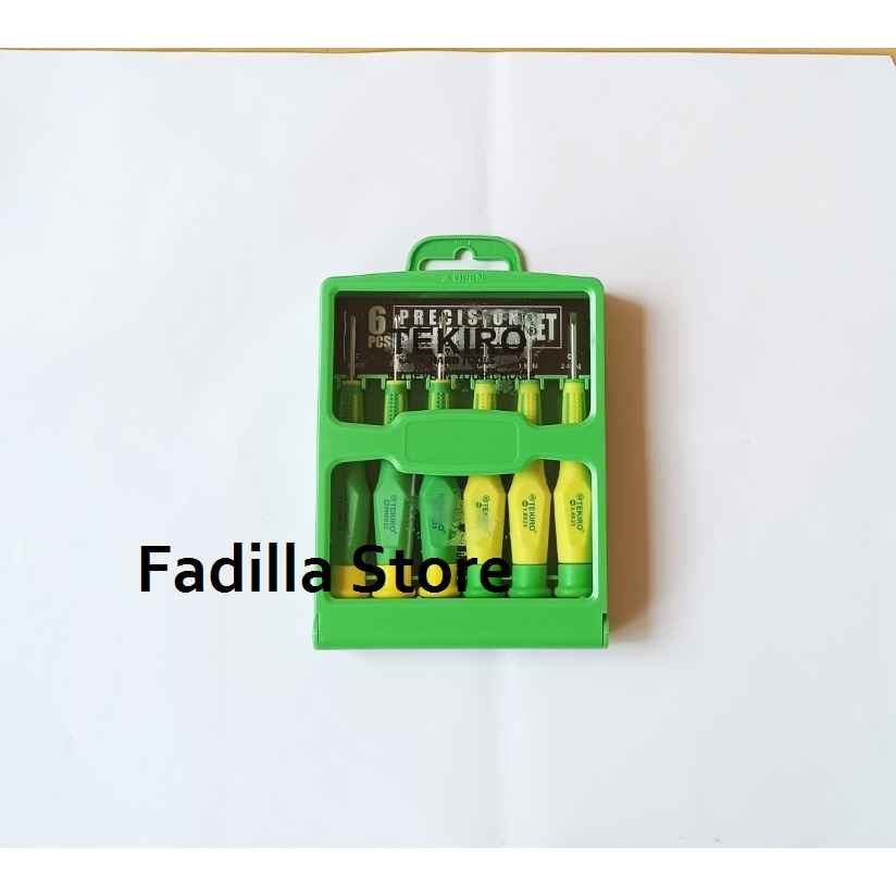 Jual OBENG SET LISTRIK PRESISI 6 PCS TEKIRO / PRECISION ELECTRO ...