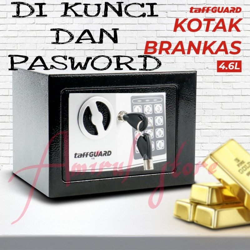 Jual Brankas dengan Password Elektrik dan Kunci Fisik / Kotak Safe ...