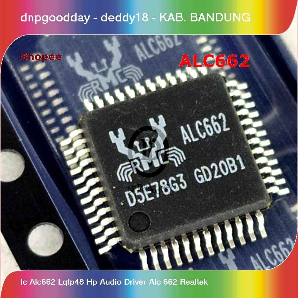 Jual ic alc662 lqfp48 hp audio driver alc 662 realtek | Shopee Indonesia