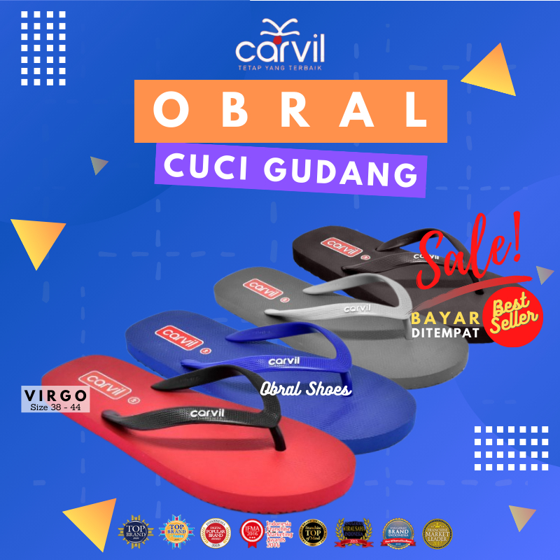 Jual Carvil Virgo M | Sandal Carvil Pria | Carvil Spons Pria | Di Jamin ...
