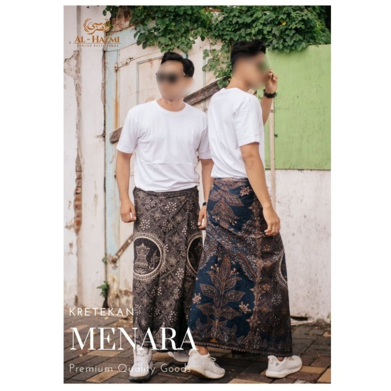 Jual Sarung Batik motif MENARA KRETEKAN / sarung AL HAZMI Sarung Modern ...