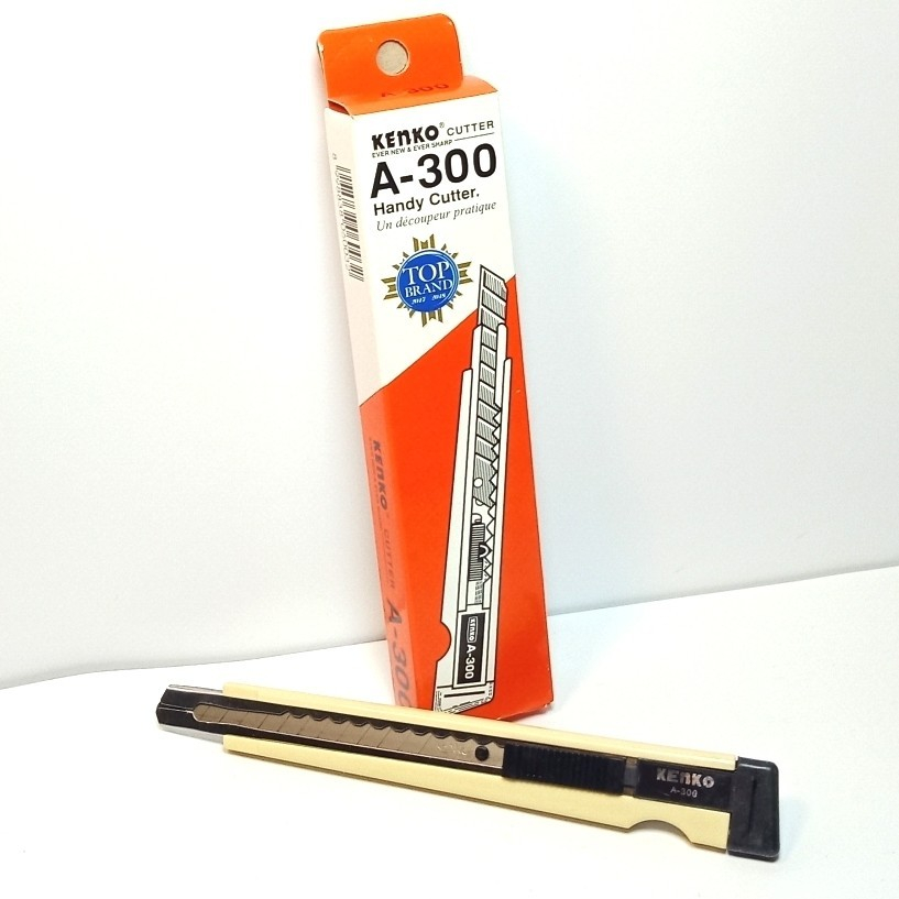 Jual KENKO A-300 Pemotong Kertas Handy Cutter Pisau ORIGINAL TOP ...