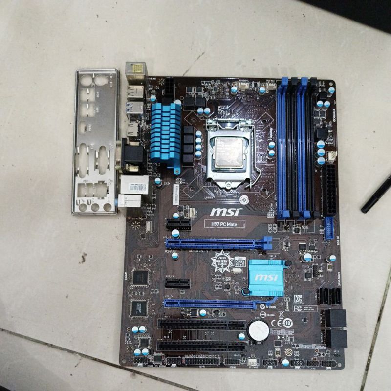 Jual mainboard gaming MSI h97 DDR3 + procsesor core i5-4460 hasswell ...
