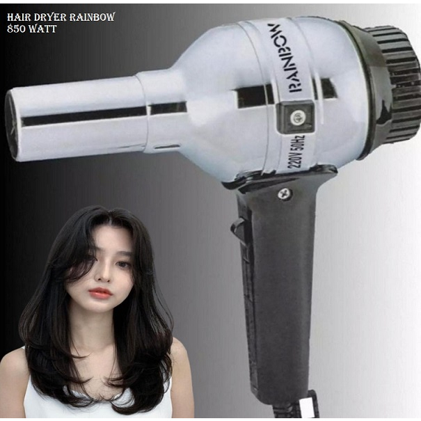Jual RAINBOW HAIR DRYER 850 WATT PENGERING RAMBUT SALON HAIR DRYER ...