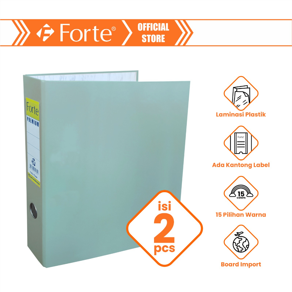 Jual [Forte] [2pcs] Ordner Enduro+ Premium Lever Arch File Folio F4 ...