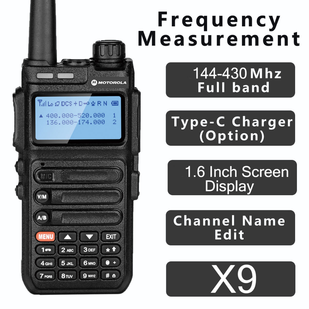 Jual HT Motorola x9 walkie talkie jarak jauh radio 10w daya tinggi portabel radio outdoor ...