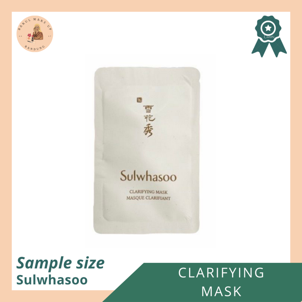 Jual SULWHASOO CLARIFYING MASK SACHET | Shopee Indonesia