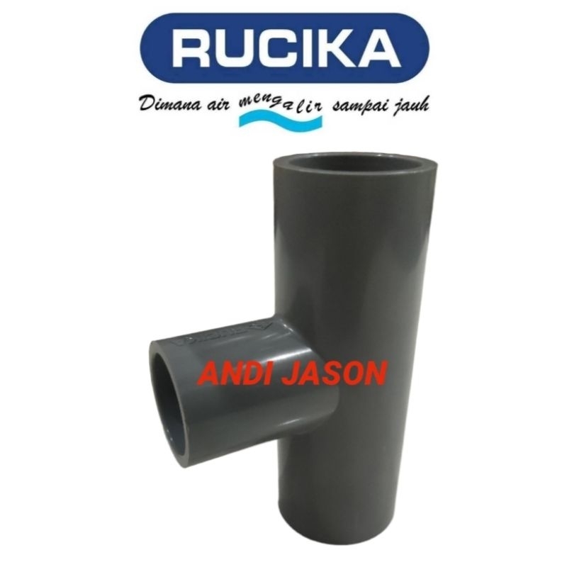 Jual TEE RUCIKA AW 1"X1/2 INCI TEE REDUCER AW PVC TEBAL | Shopee Indonesia