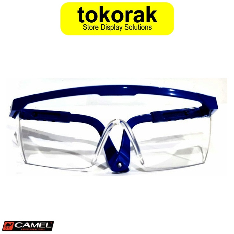 Jual KACA MATA LAS CAMEL KACAMATA SAFETY GLASSES LAB BENING CLEAR PUTIH ...