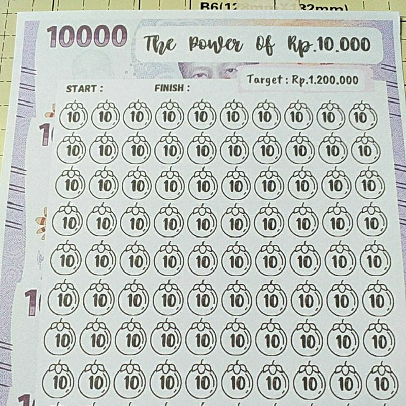 Jual saving challenge book dan isian binder | Shopee Indonesia