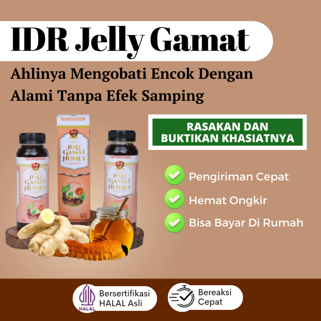 Jual IDR Jelly Gamat Obat Encok 330 gram | Shopee Indonesia