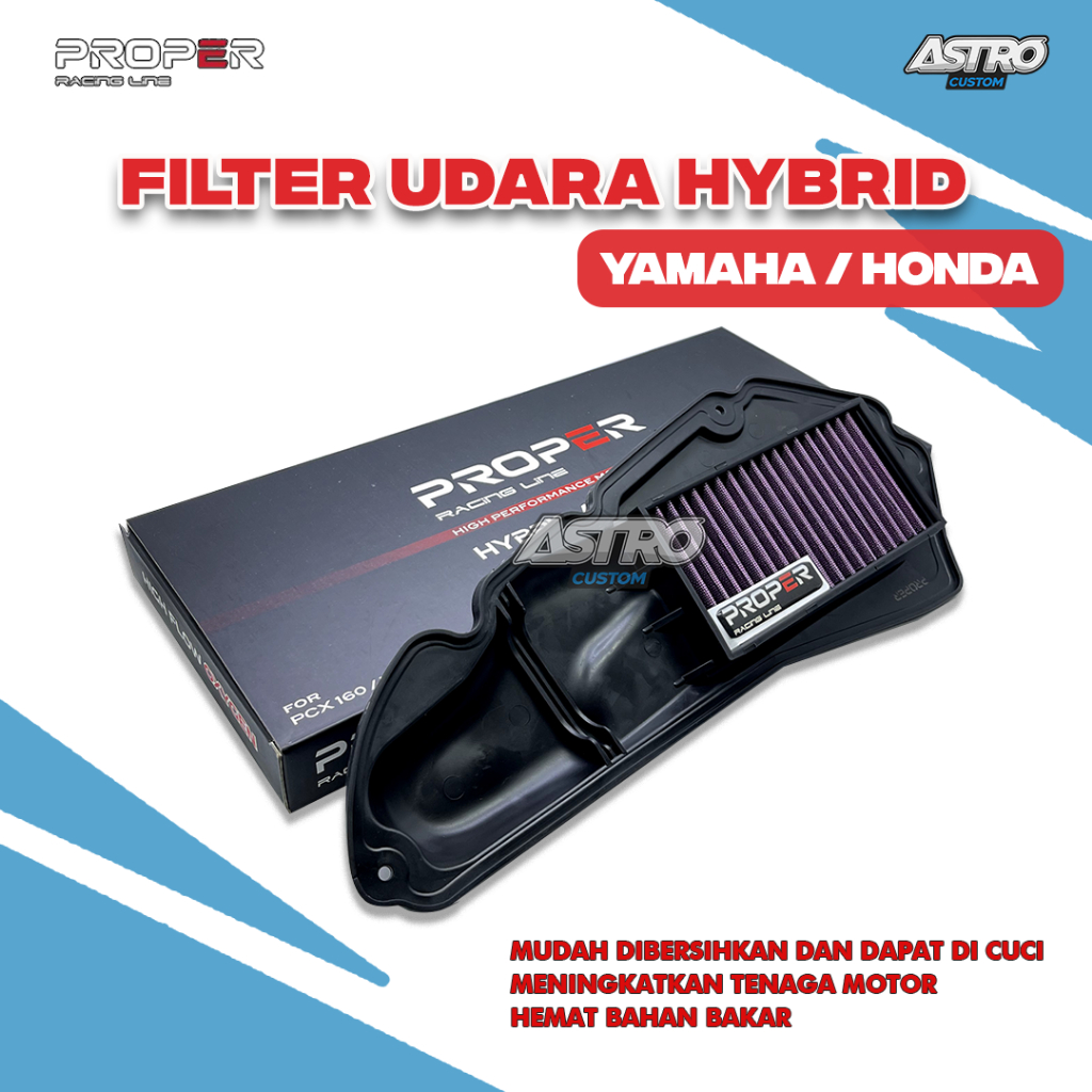 Jual Filter Udara Proper Racing Line Nmax 155 Aerox Connected Vario PCX ...