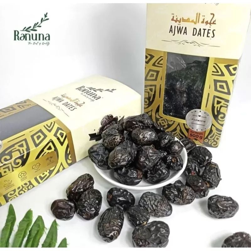 Jual kurma Ajwa Kurma Nabi Ranuna Premium 500gr | Shopee Indonesia
