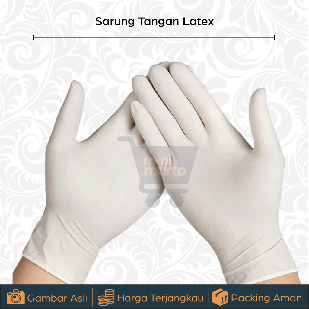 Jual Sarung Tangan Latex / Lateks Non Medis Satuan - Minimarto | Shopee ...