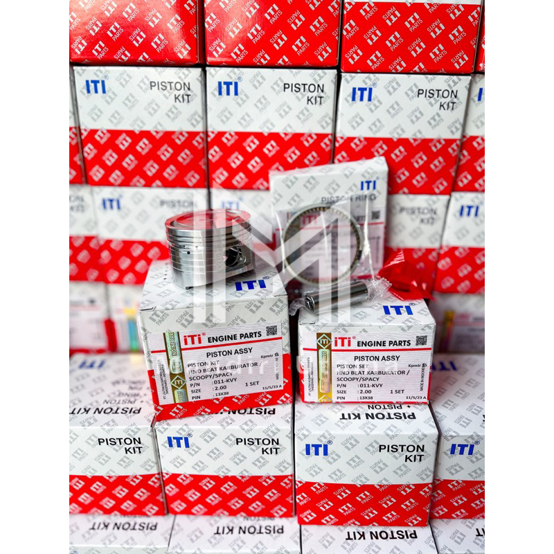 Jual Piston Kit HONDA BEAT KARBURATOR BEAT KARBU BEAT LAMA/ SCOOPY ...