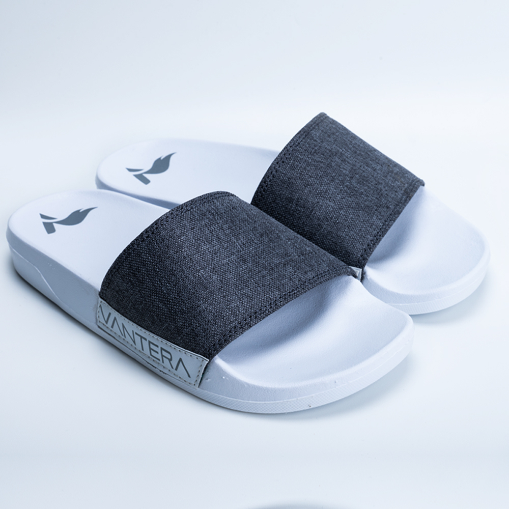 Jual Vantera Official - Soria Canvas Series White | Sandal Slipper ...