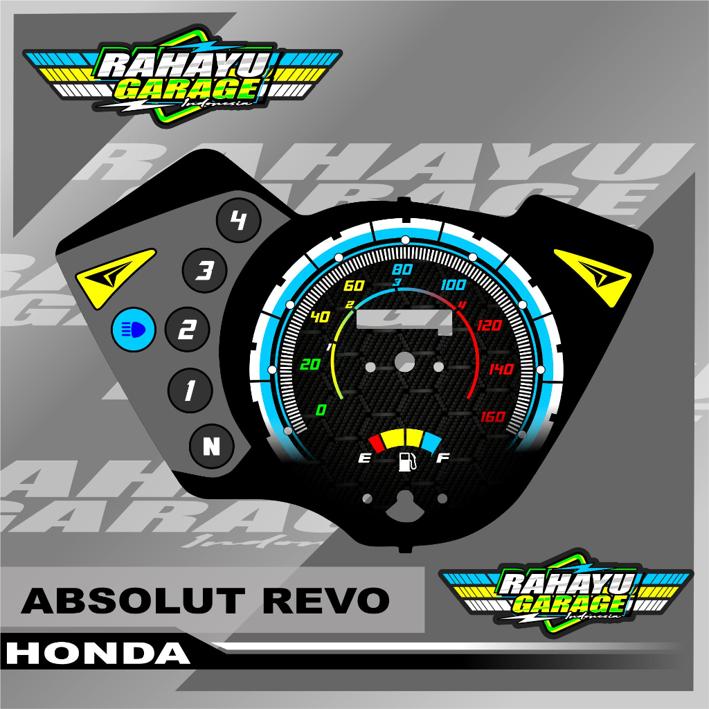 Jual papan speedometer custom Absolut Revo panel spidometer Absolut ...