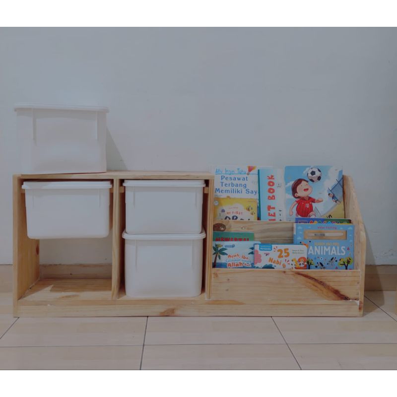 Jual Rak buku Rak mainan Rak trofast | Shopee Indonesia