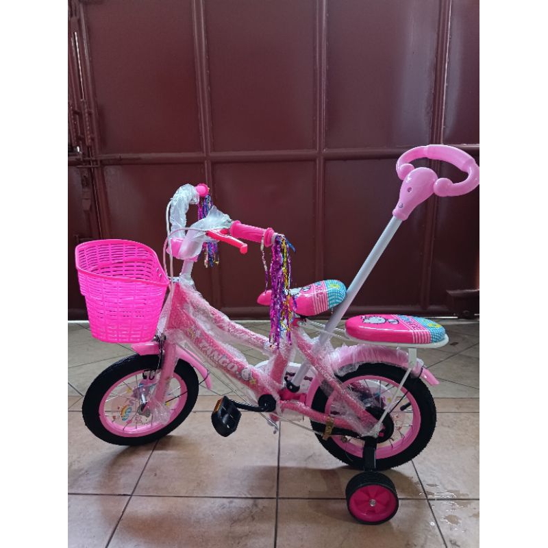 Jual SEPEDA ANAK PEREMPUAN MINI 12 INCH DORONGAN DAN BAN POMPA TERMURAH ...
