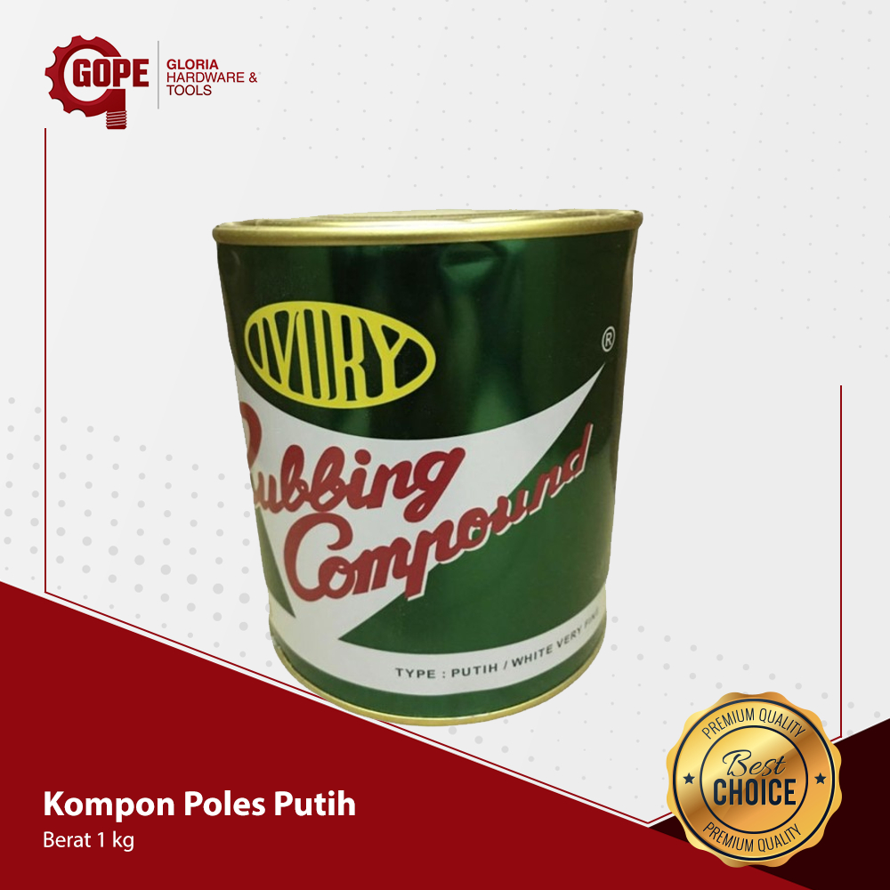 Jual Kompon Poles Rubbing Compound Ivory Poles Mobil Motor Warna Putih ...