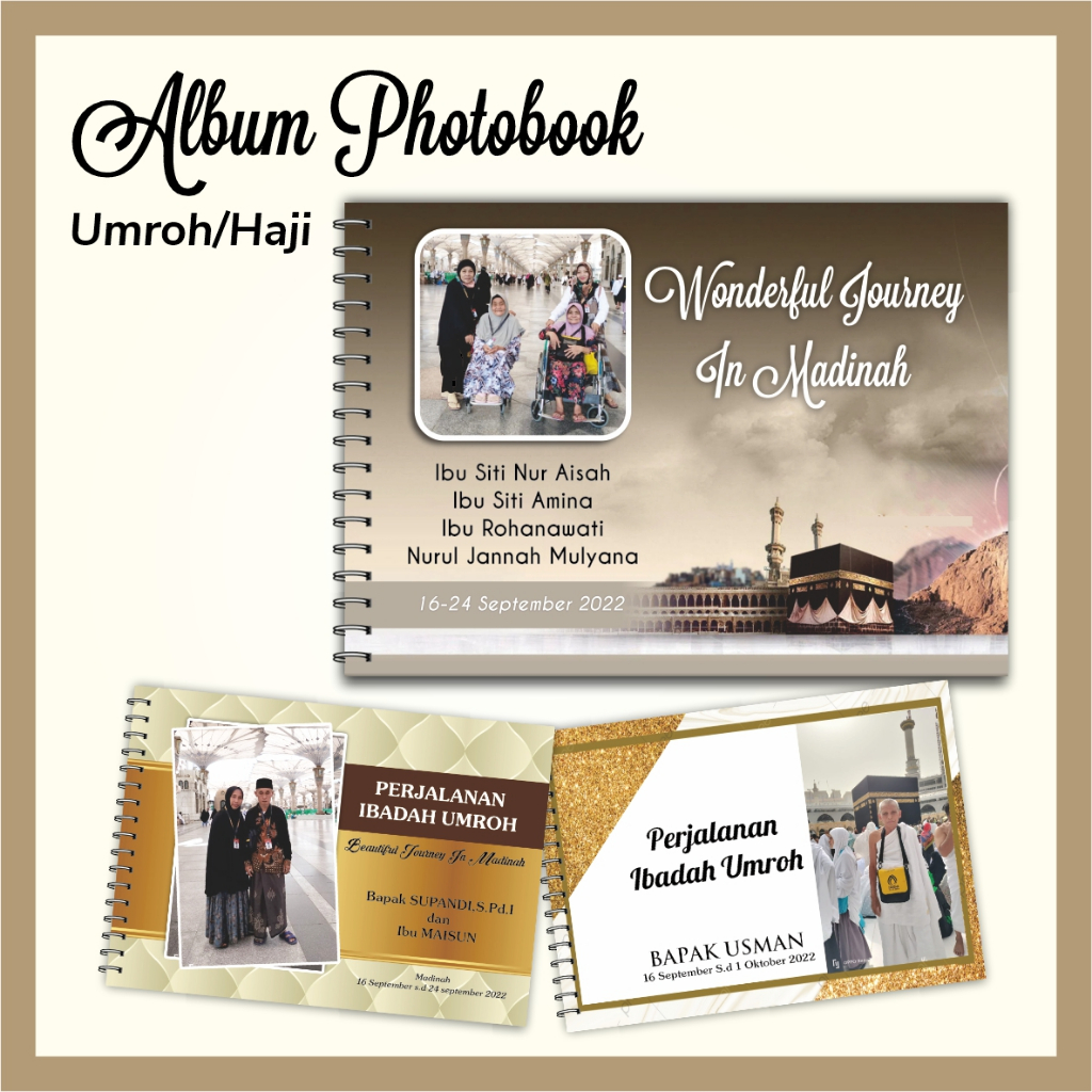 Jual CETAK FOTO BUKU ALBUM PHOTOBOOK UMROH/HAJI | Shopee Indonesia