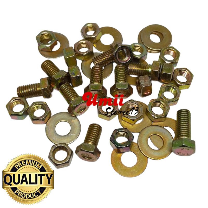 Jual Baut Mur M8 Baut 12 Plus 2 Ring - Baut Mur M8 Baut 12 Plus 2 Ring ...
