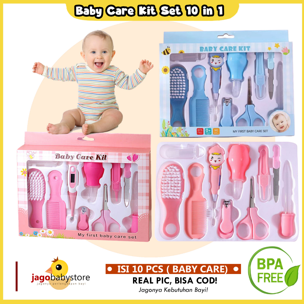 Jual Paket Perawatan Bayi Isi 10 Kebutuhan Dasar Bayi - Baby Care Kit ...