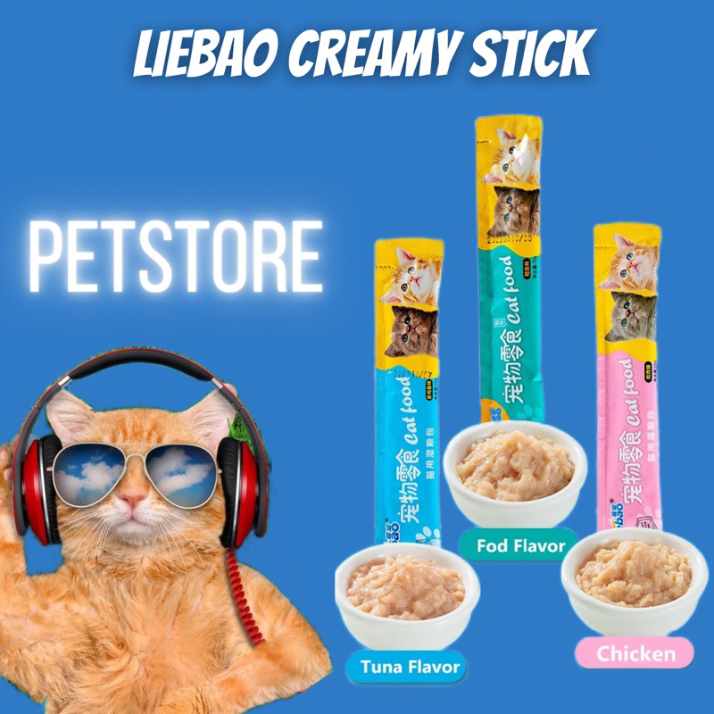 Jual Snack Kucing Sehat LIEBAO 1 stick 15 gram | Shopee Indonesia
