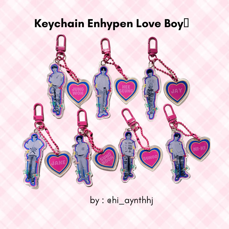Jual [ReadyStock] Enhypen keychain love boy | Shopee Indonesia