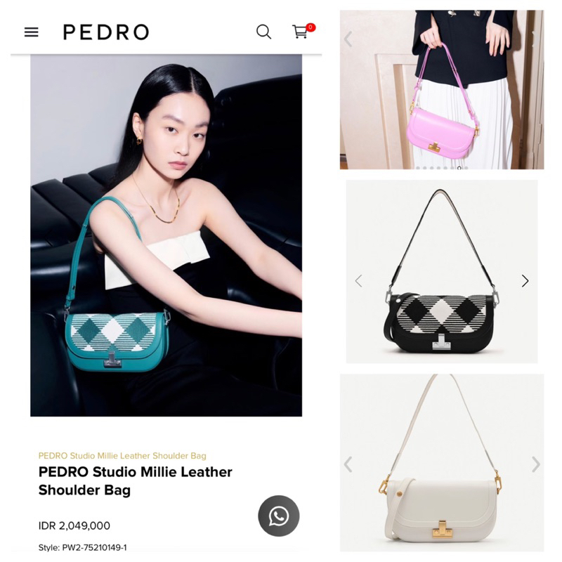 Jual PEDRO STUDIO MILLIE SHOULDER BAG | Shopee Indonesia