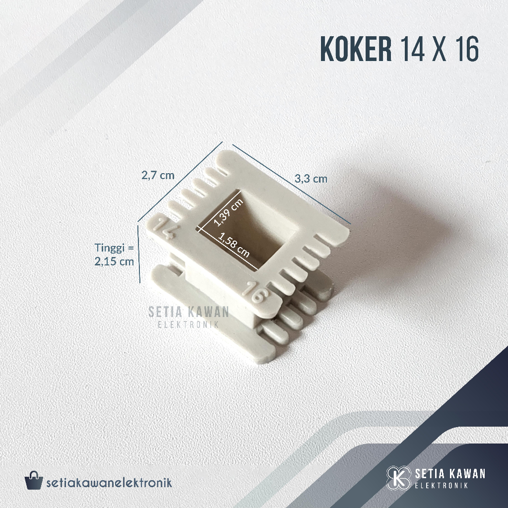 Jual Koker Trafo Kotak 14x16 / Bobin Bobbin Dudukan Besi Plat Keren ...