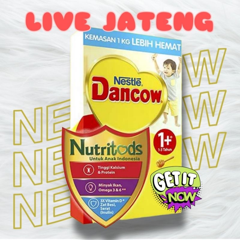 Jual Nestle Dancow 1+ Susu Pertumbuhan Rasa Madu Vanila 1-3 tahun Box 1 ...