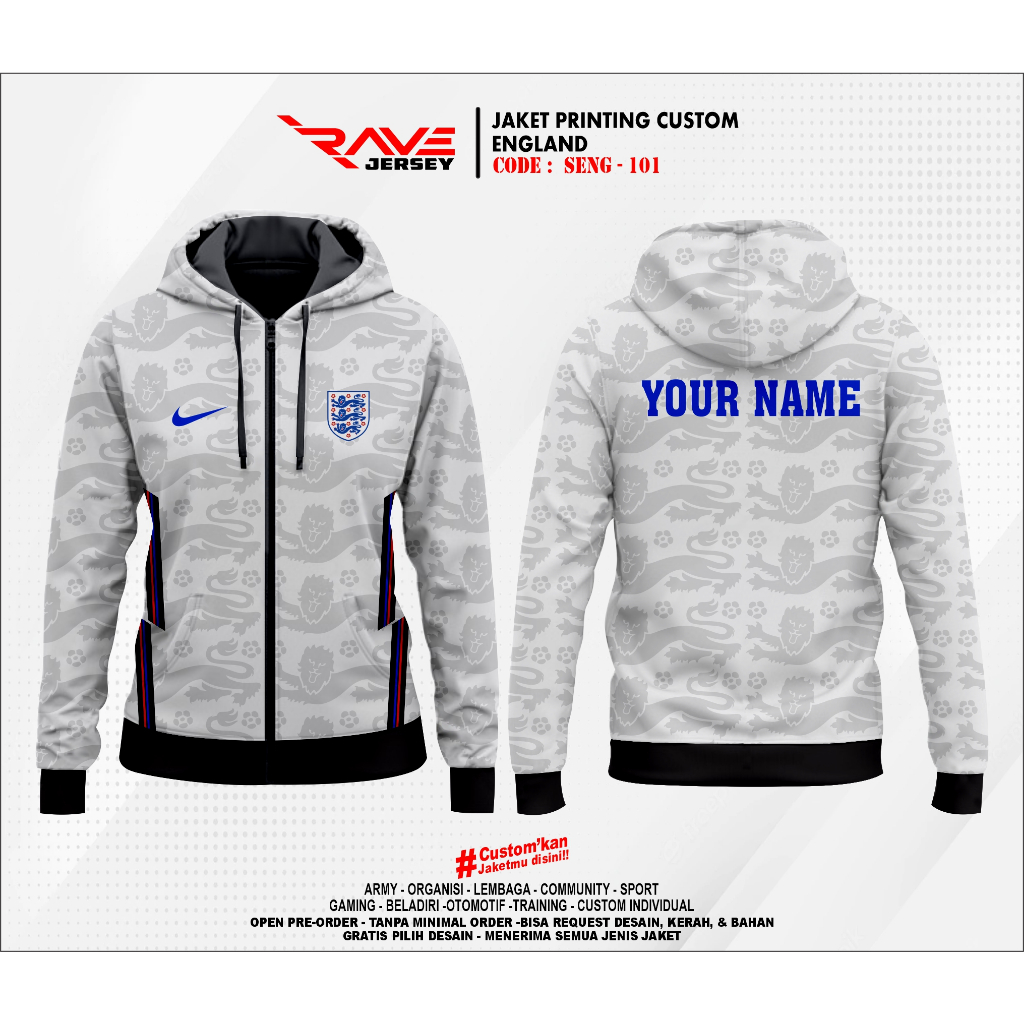 Jual JAKET CLUB BOLA TIMNAS INGGRIS FULL PRINTING SUBLIMATION CUSTOM ...