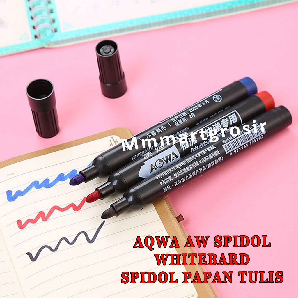 Jual AQWA Spidol / Spidol White board / Spidol Permanent / Spidol Color ...