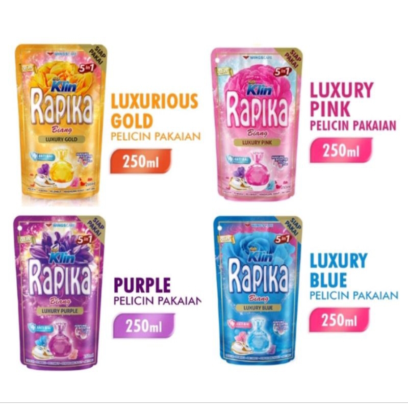 Jual Rapika Biang Pewangi Pakaian Luxury Gold Luxury Pink Luxury Blue ...