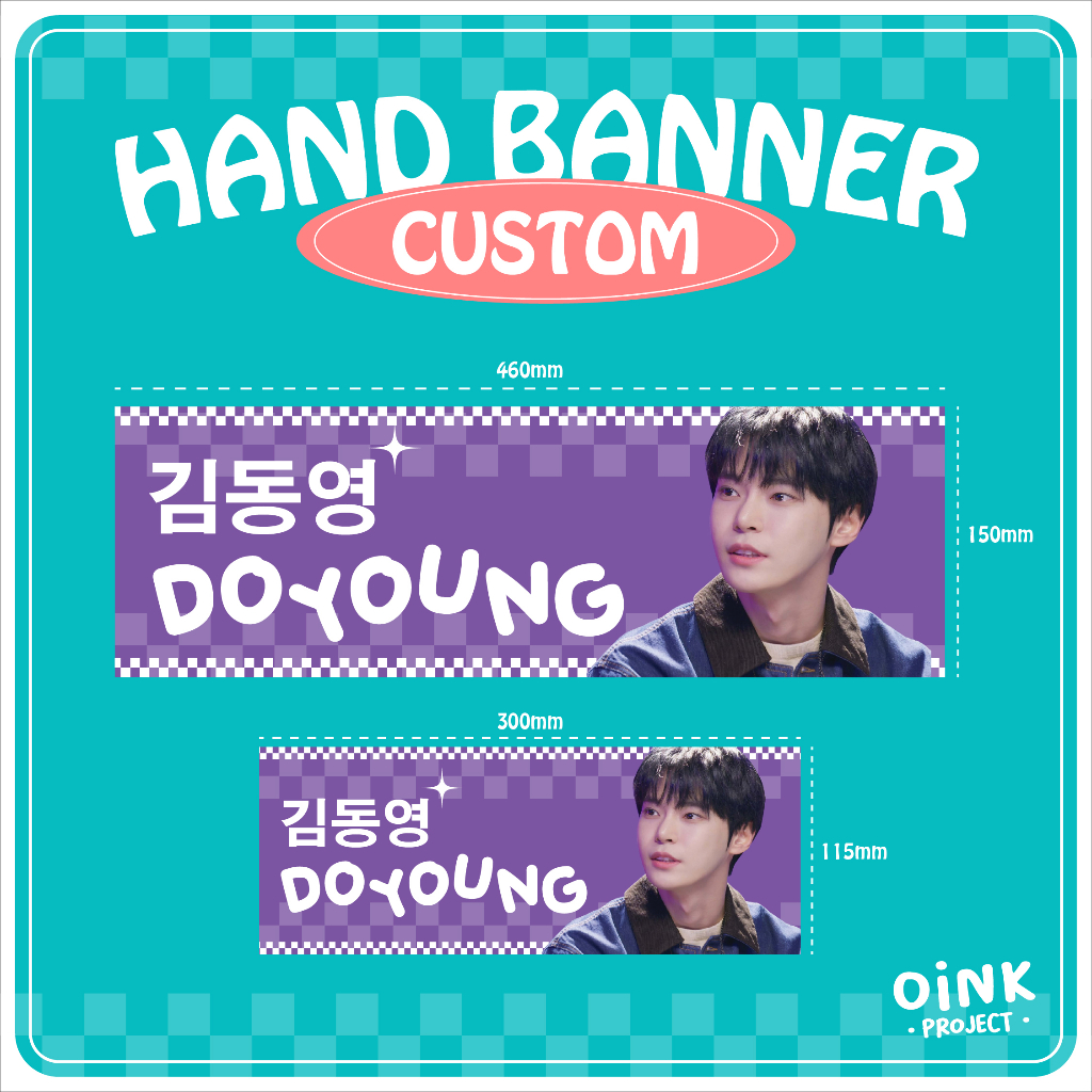 Jual Cetak Handbanner Custom / Hand Banner KPOP CUSTOM | Shopee Indonesia