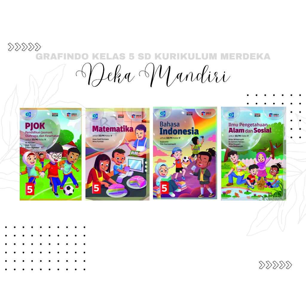 Jual BUKU PAKET GRAFINDO KELAS 5 SD/MI KURIKULUM MERDEKA | Shopee Indonesia