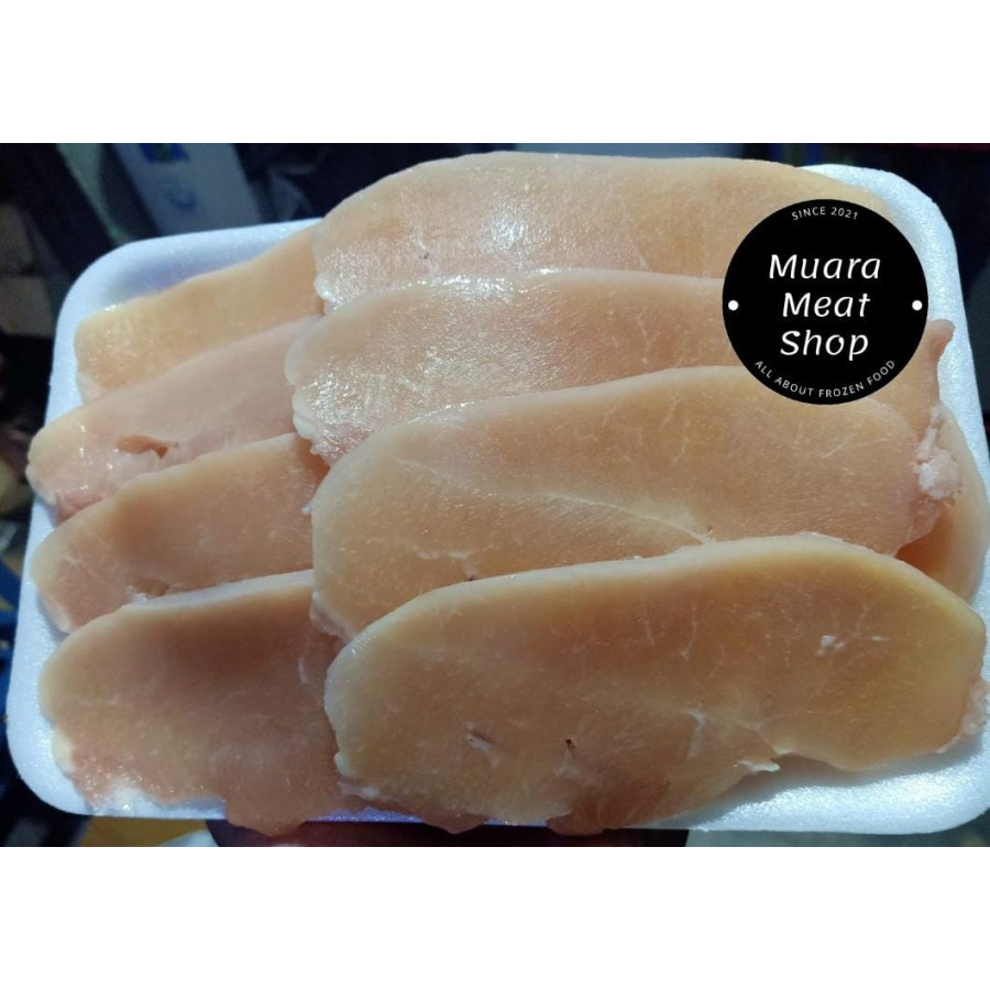 Jual Promo Chicken Slice / Ayam Fillet Slice 500 Gr Termurah & Halal ...