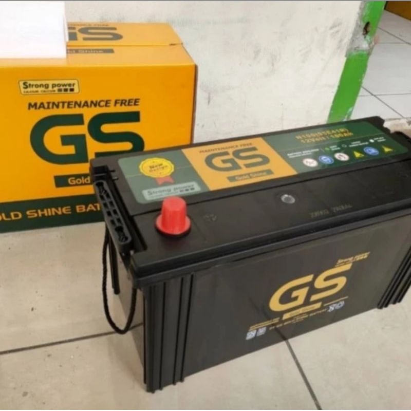 Jual Aki Kering Genset, Aki Kapal, Alat Berat GS Mf N100 (95E41R) 100 Ah | Shopee Indonesia