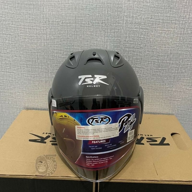 Jual HELM TSR Ram 4 Modern GREY | Shopee Indonesia