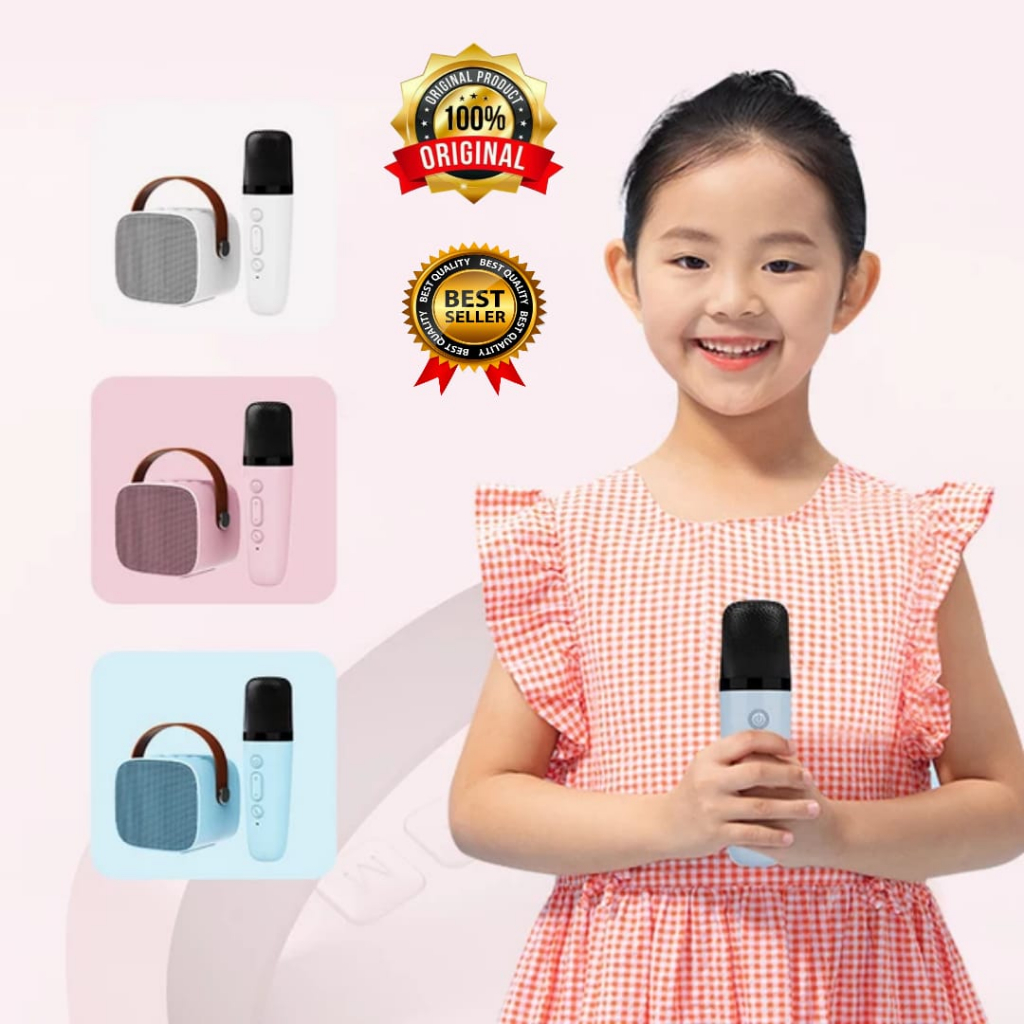 Jual Speaker Karaoke Bluethoot Bass P2 Microphone Premium | Shopee ...