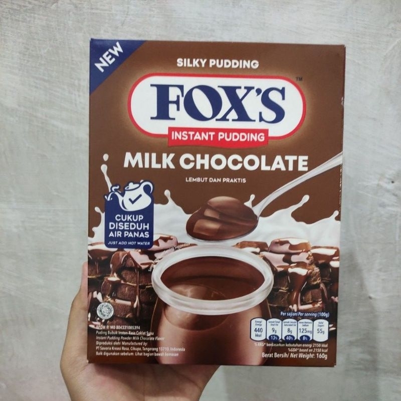 Jual FOXS INSTAN PUDDING COKLAT STRAWBERRY 160gr / Puding Foxs Cokelat ...