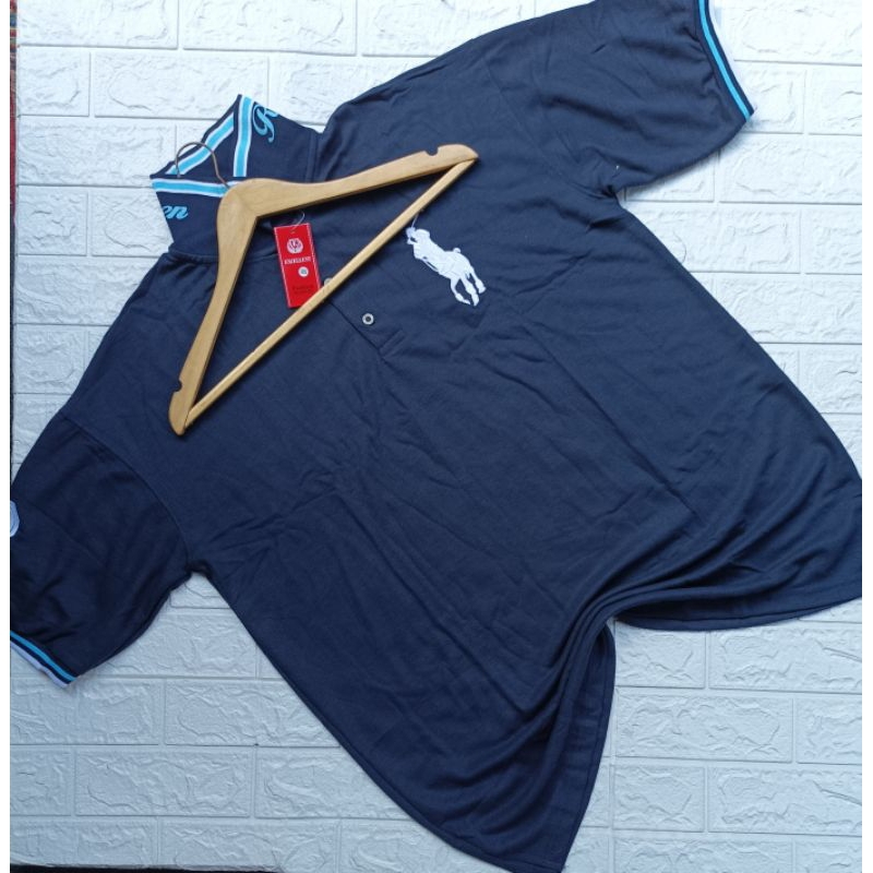 Jual KAOS KERAH POLOS SUPER JUMBO 4XL/KAOS KERAH BIG SIZE. KRH KUDA | Shopee Indonesia