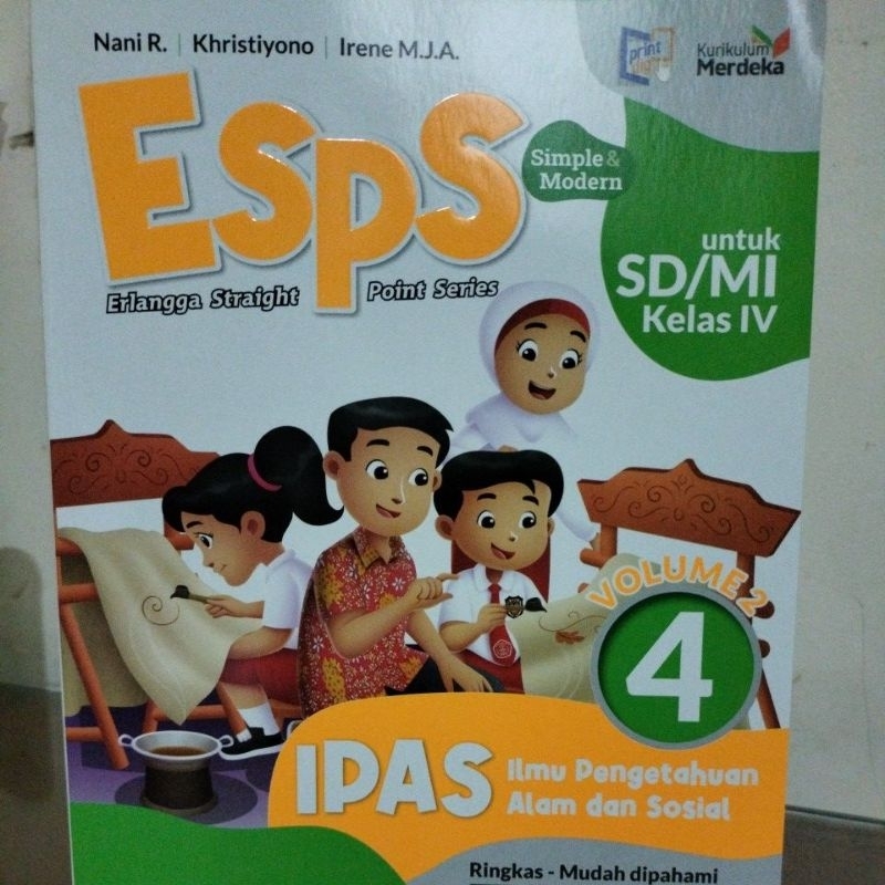Jual ESPS IPAS (Ilmu Pengetahuan Alam dan Sosial) SD kelas 4 Volume 2 ... Jual ESPS IPAS (Ilmu Pengetahuan Alam dan Sosial) SD kelas 4 Volume 2 ...
